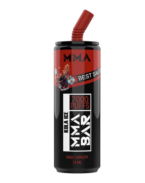 MMA Bar Rechargeable Vape - 7000 Puffs - Kola Ice | Buy Online in South ...