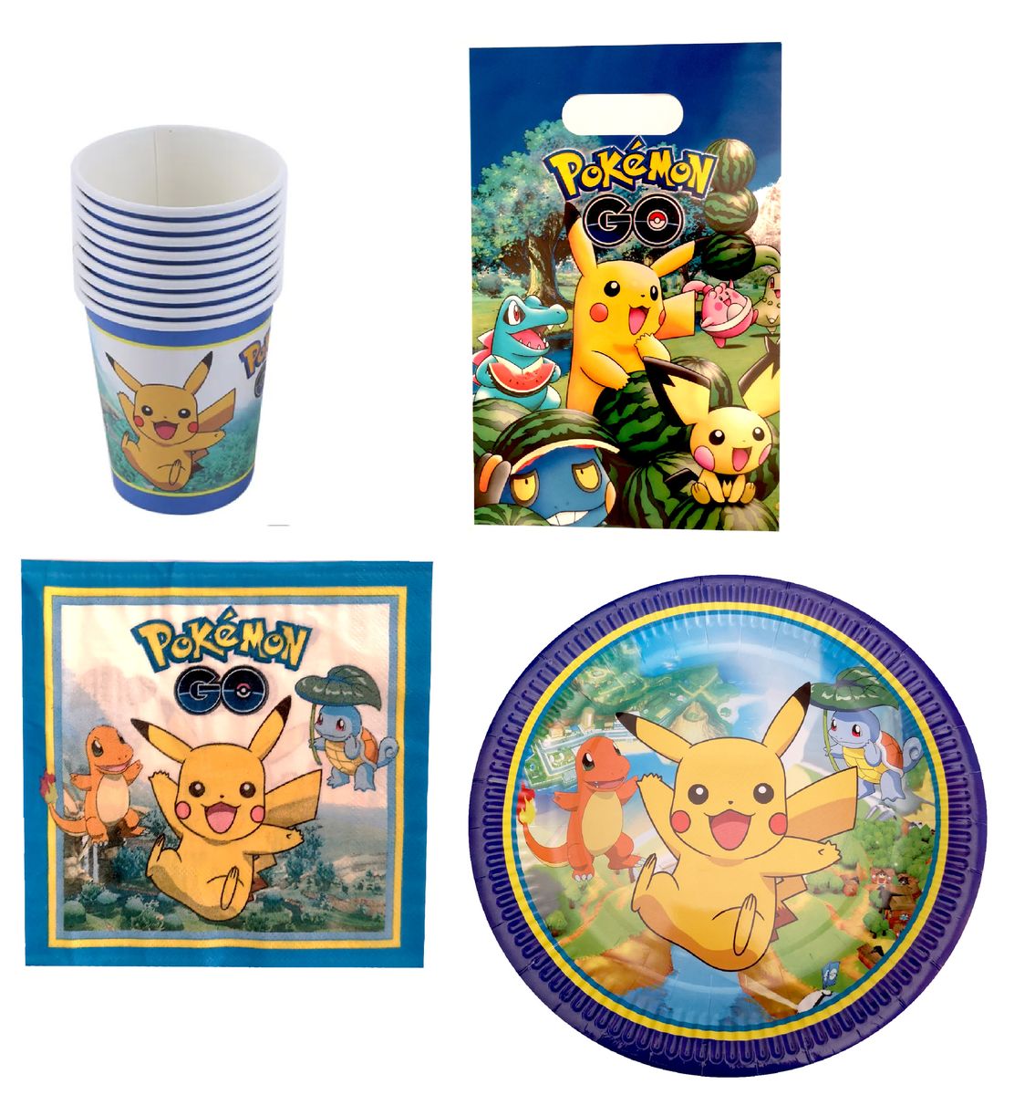 Pokemon GO Party Decorations for 10 | Shop Today. Get it Tomorrow ...