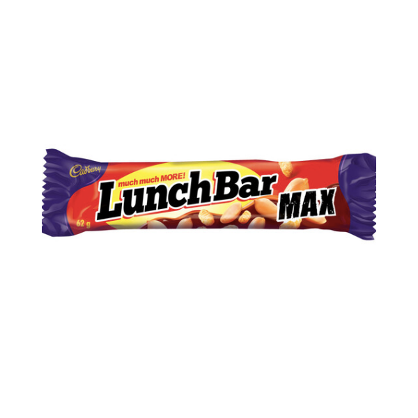 Cadbury- Lunch Bar Max 36 x 62g | Buy Online in South Africa | takealot.com Cadbury- Lunch Bar Max 36 x 62g | Buy Online in South Africa | takealot.com