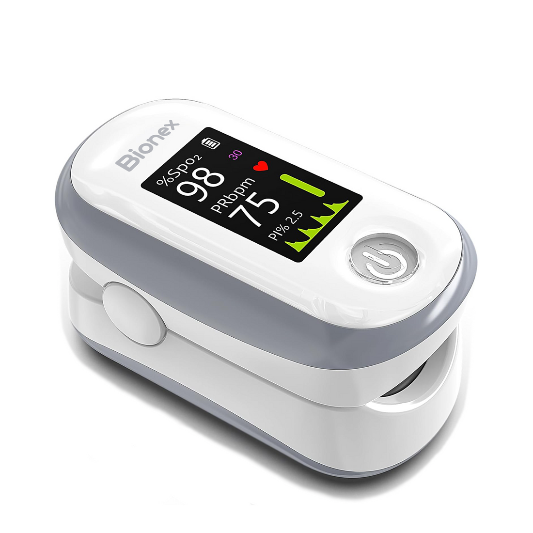 Bionex Pulse Oximeter with 4-Color OLED Display | Shop Today. Get it ...