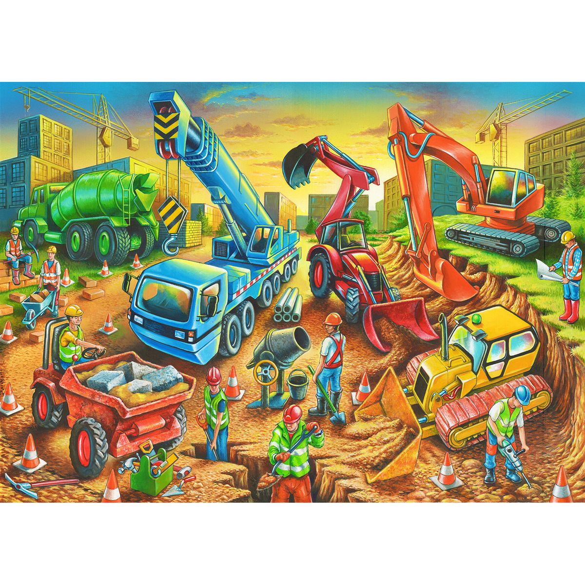 RGS Group Construction Site 24 Piece Jigsaw Puzzle | Shop Today. Get it ...