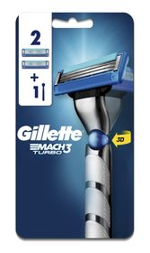 Gillette Mach3 Turbo 3D Razor Handle + 2 Blades | Shop Today. Get it ...