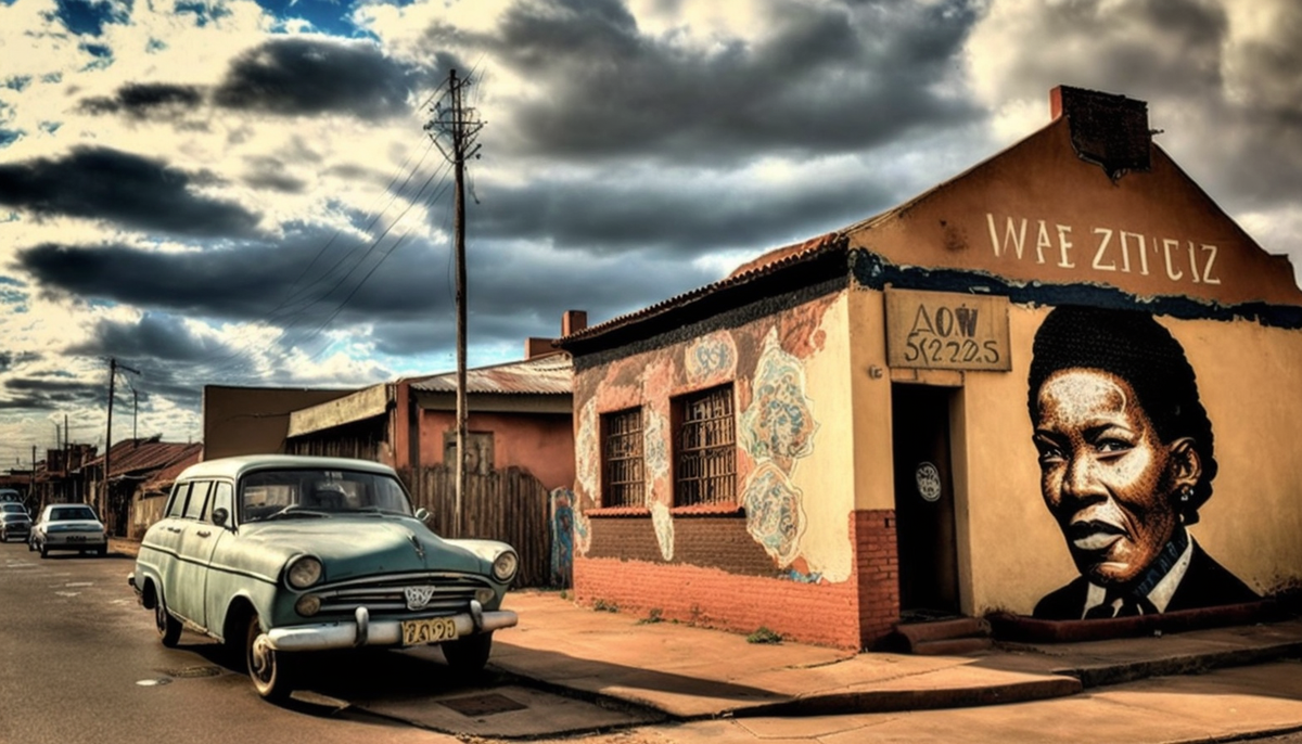 Canvas Wall Art - Fancy Artwork Soweto Streets B1111 | Shop Today. Get ...