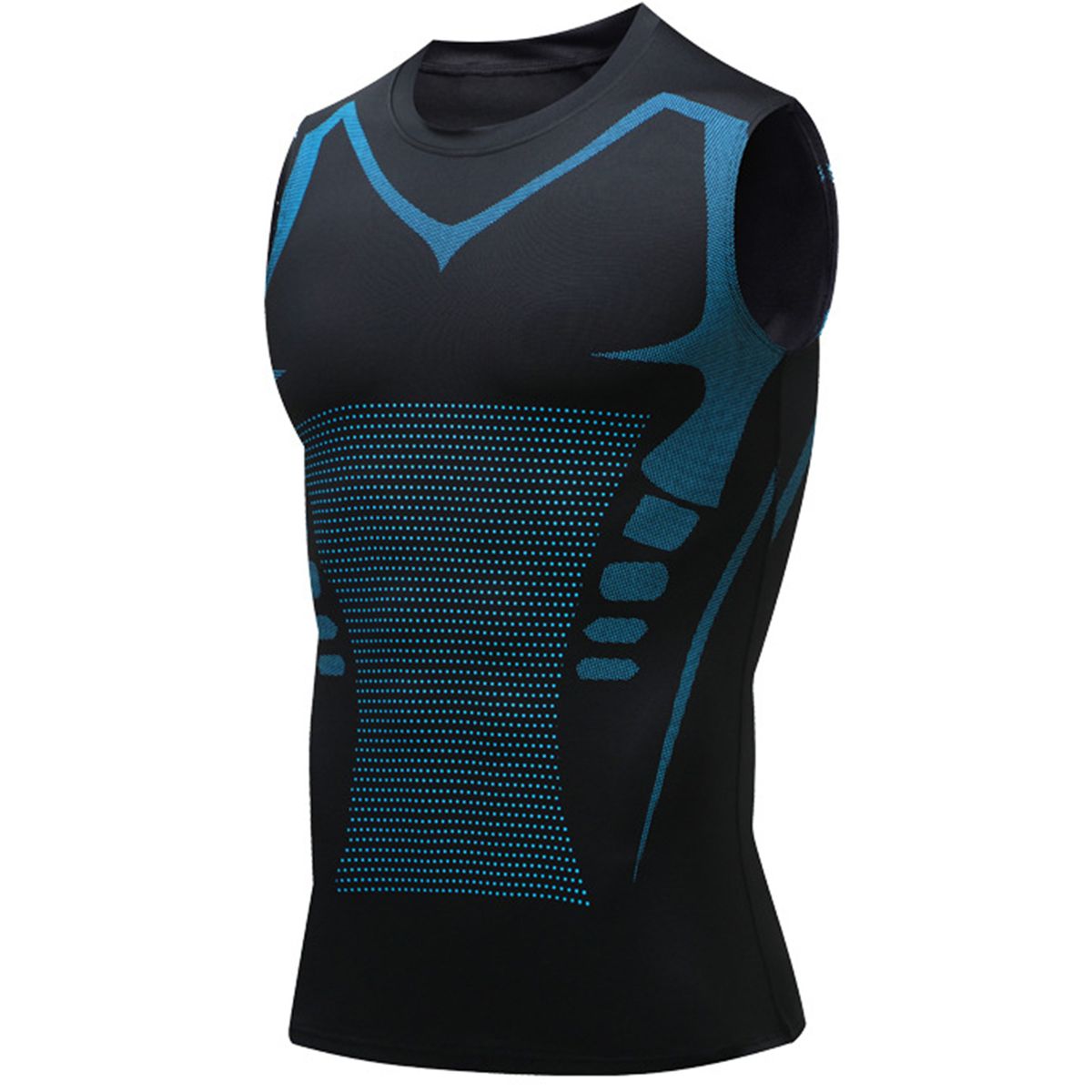 Men's Compression Shirts Fast Dry Sport Vest Workout Compression Shirt ...