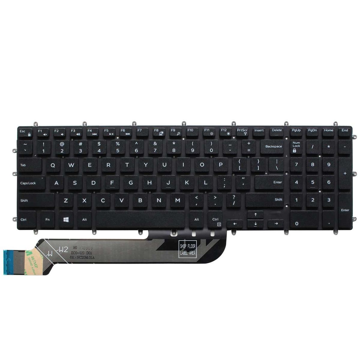 Replacement Keyboard for Dell Inspiron 3579 83 3779 5565 5567 5570 5575 ...