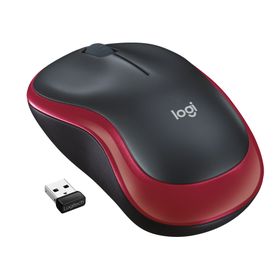 Logitech M185 Wireless Mouse-Red, 2.4GHz with USB Mini Receiver | Shop ...