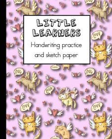 Little learners handwriting practice and sketch paper: Learning ...