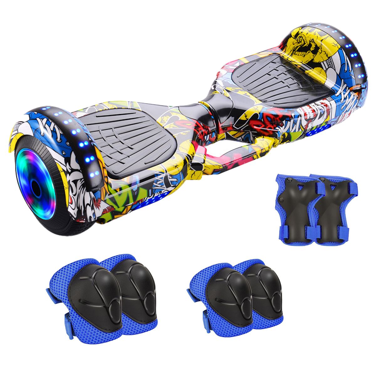7 Inch Smart Auto Balance Hoverboard With Protective Gear | Shop Today ...
