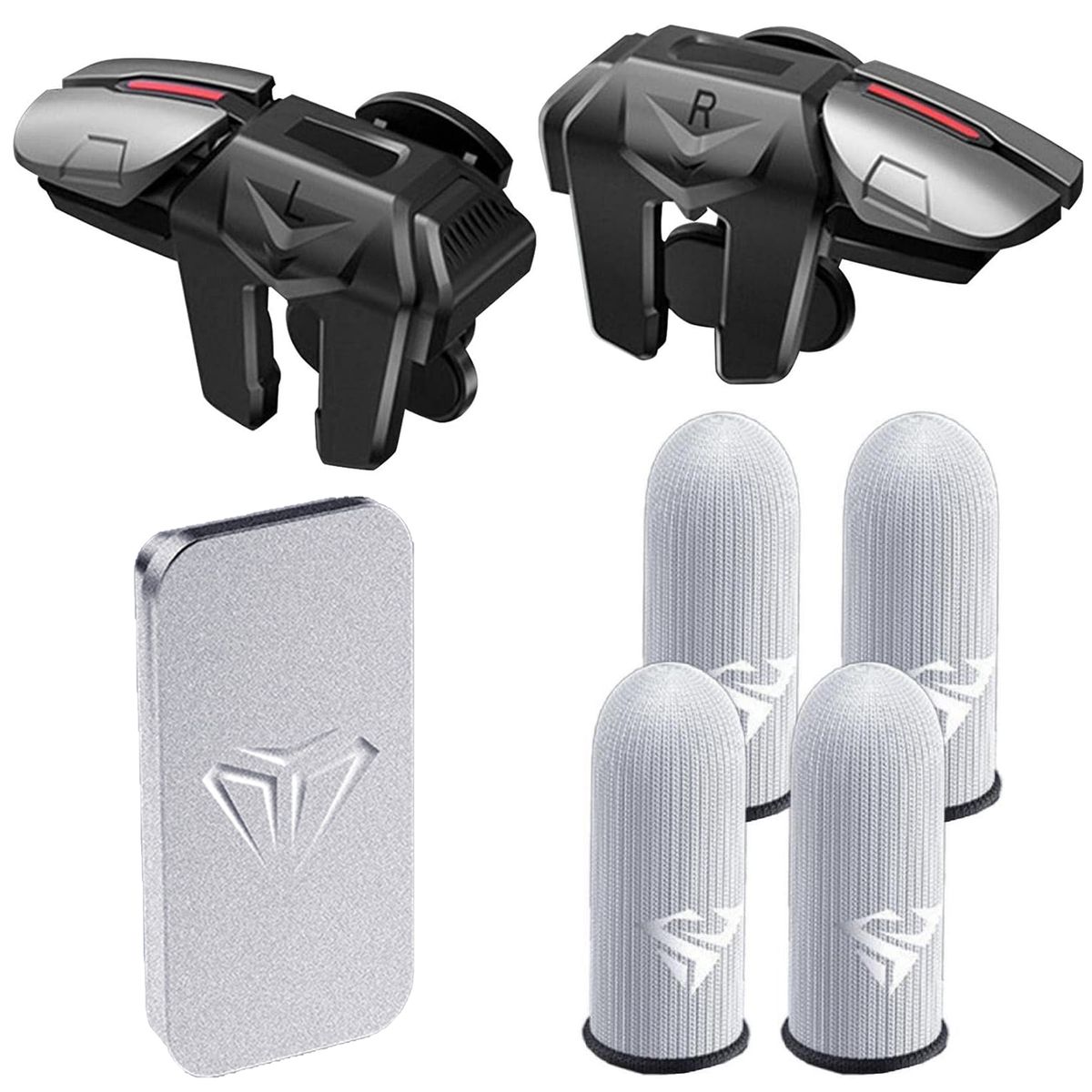 Mobile Game Triggers Combo with Silver Fiber Thumb Gloves Aim&Fire ...