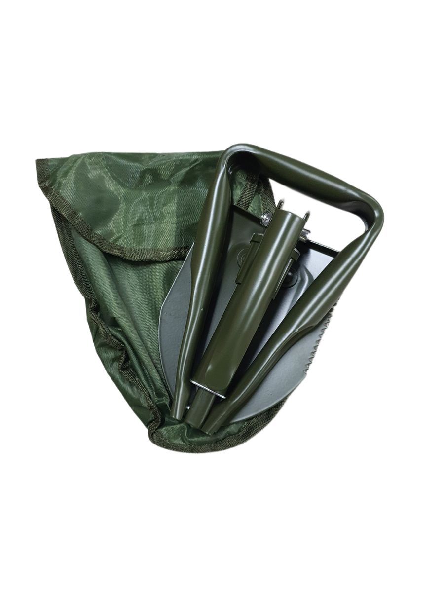 Folding Camping Shovel - Multifunctional Spade & Pickaxe & Carry Bag ...