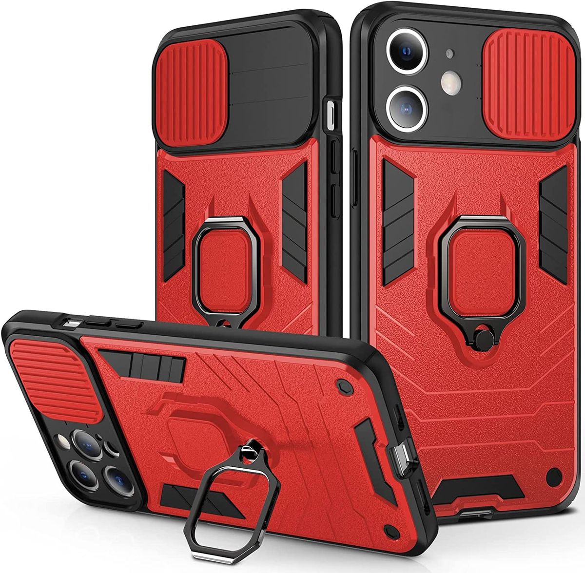 Sliding Camera Case for iPhone 12, kickstand Shockproof Armor 02 | Shop ...