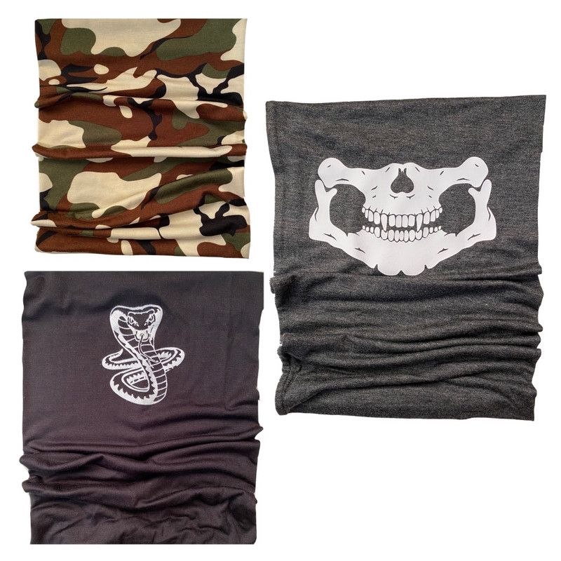 Buffer Neck Warmer Cobra,Skull With Camo 3 Set | Shop Today. Get it ...