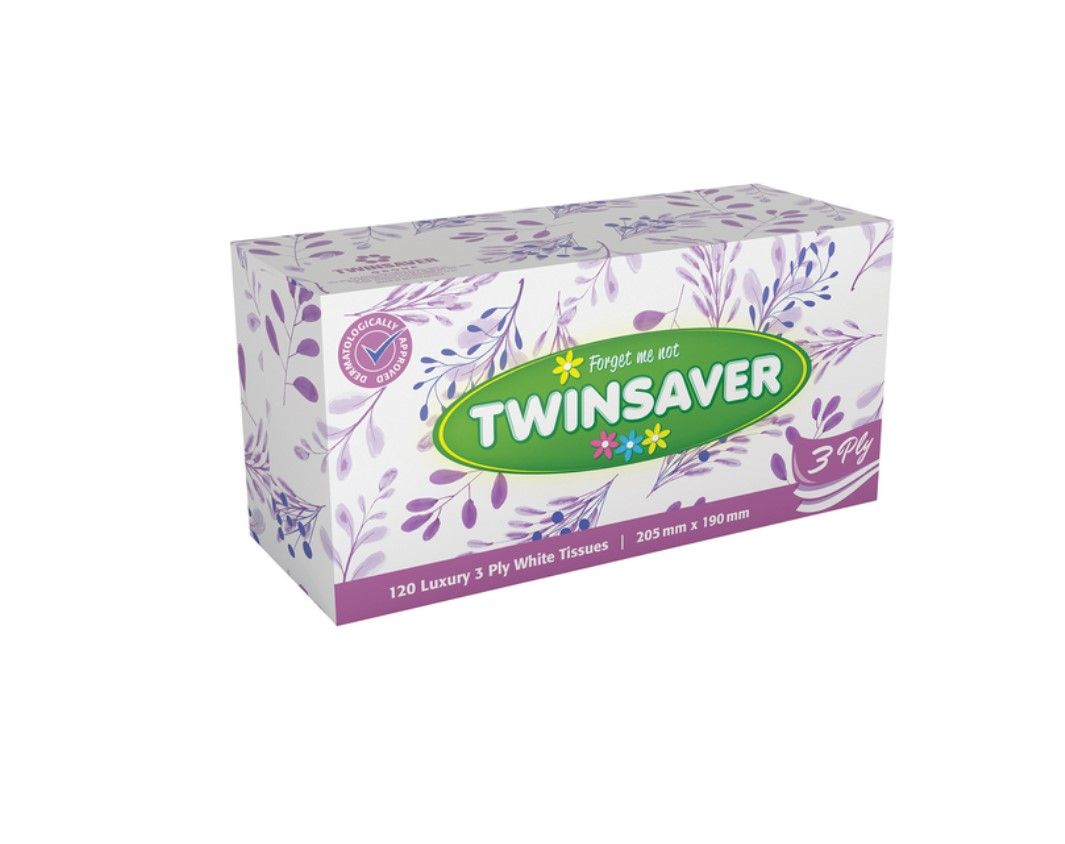 Twinsaver - 3 Ply Spring Facial Tissues (120 Sheets) | Shop Today. Get ...