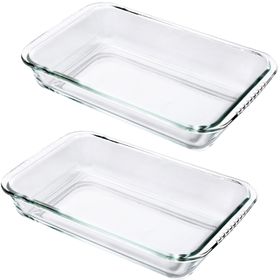 Kitchen Glass Lasagna Dish Set of 2 | Shop Today. Get it Tomorrow ...