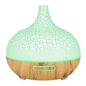 Aroma Air Humidifier Diffuser With 7 LED Color Options - Light Wood ...