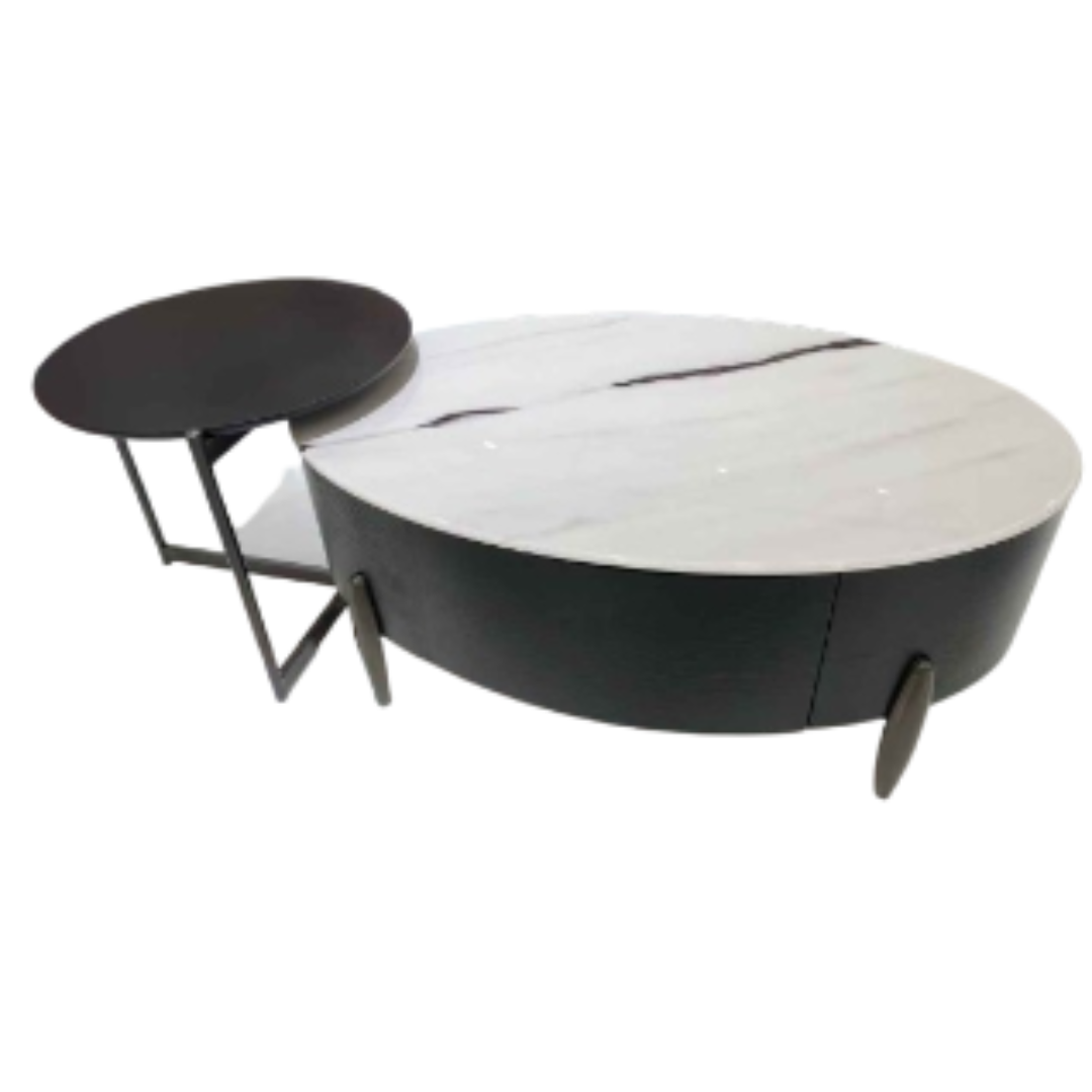 Zenith Oval Coffee Table Set | Shop Today. Get it Tomorrow! | takealot.com