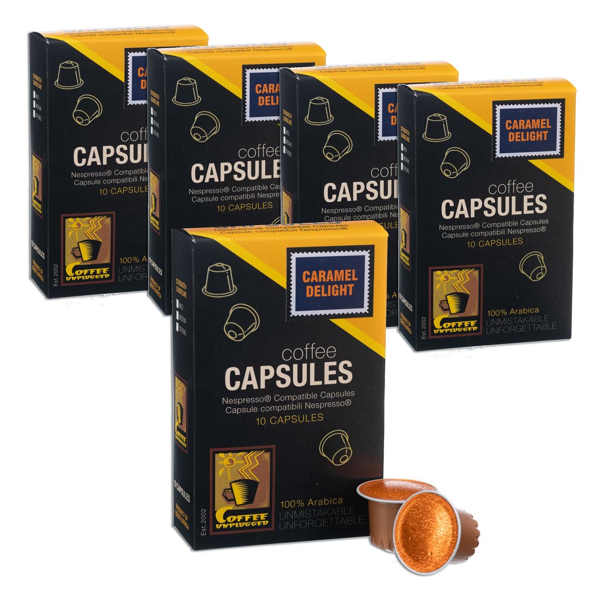 Caramel Delight Nespresso Compatible Capsules Bundle of 50 | Shop Today ...
