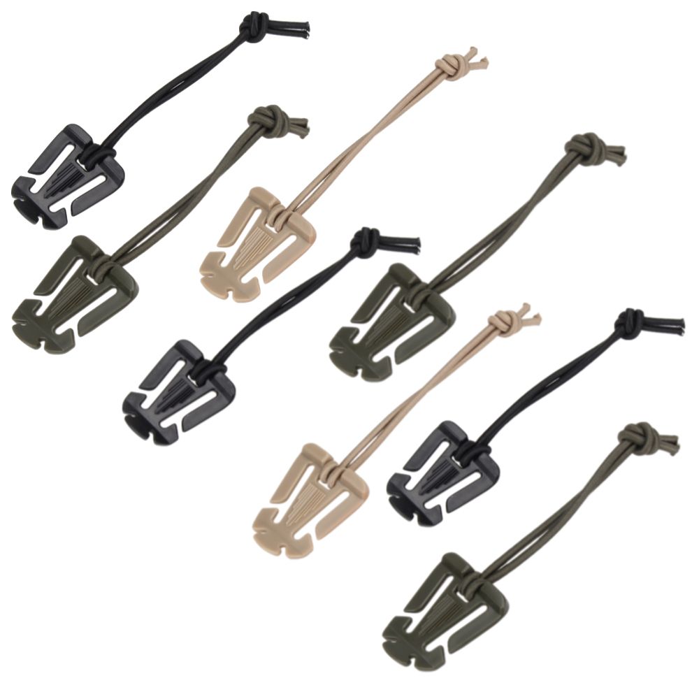 Camping Heavy Duty Carabiner Buckle Webbing Clip Set of 8 Value Pack ...