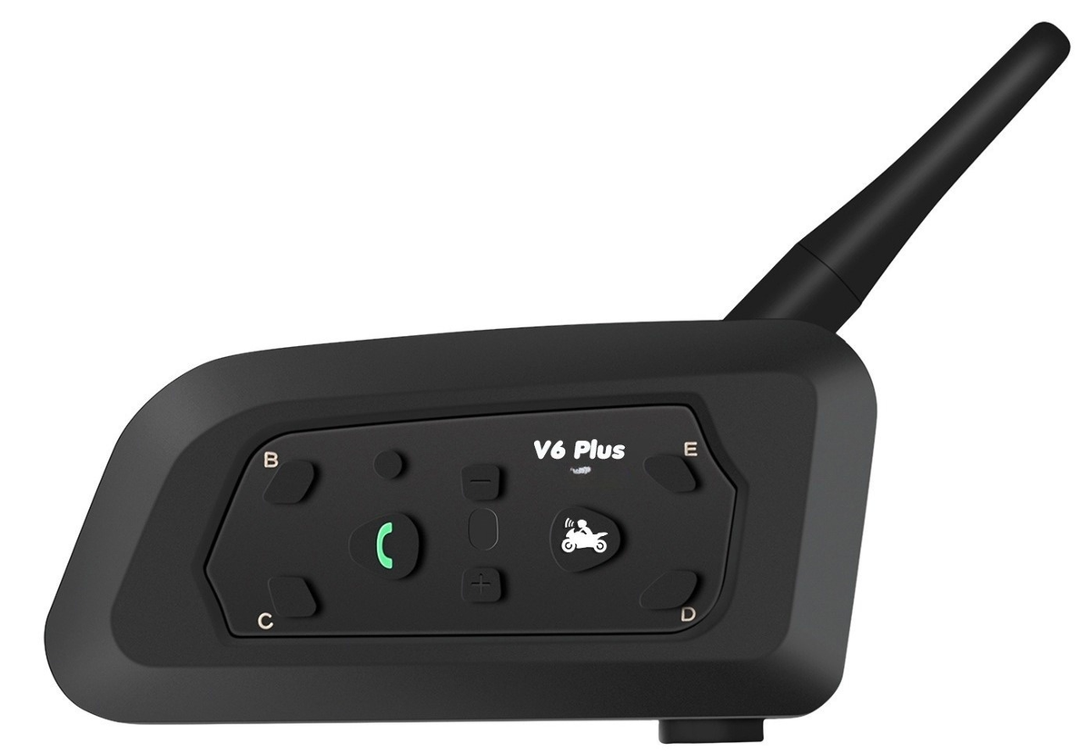 V6 Plus Motorcycle Helmet Intercom BT Headset 2 In 1 Microphone | Shop ...