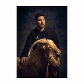 Lionel Messi GOAT - A1 Poster | Shop Today. Get it Tomorrow! | takealot.com