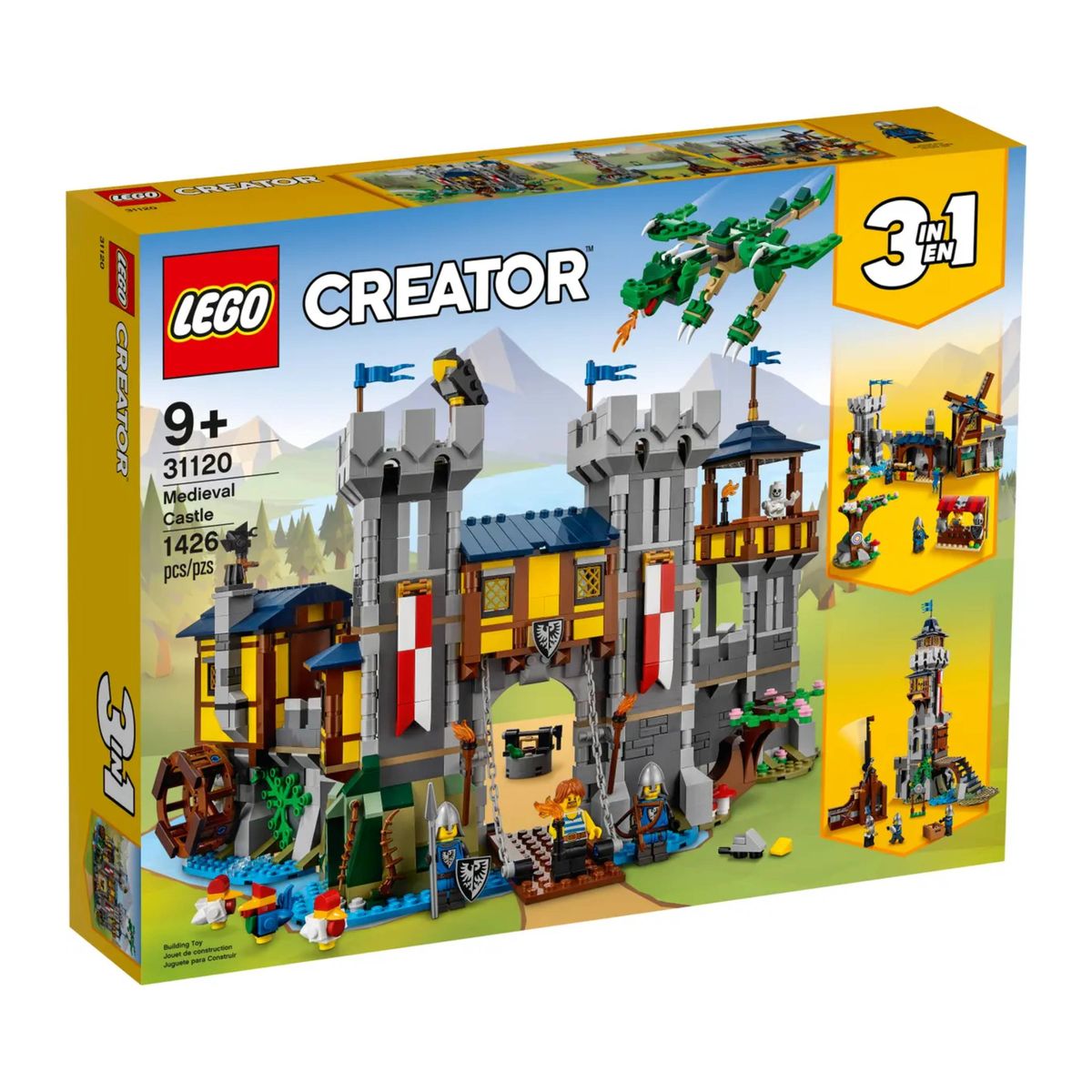 LEGO 31120 Creator 3 in 1 Medieval Castle Kids Toy Set (Parallel Import ...
