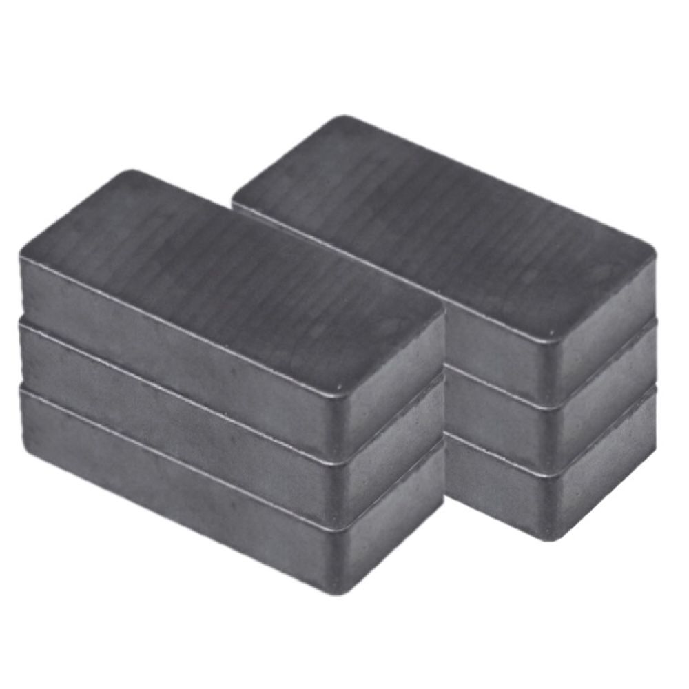 Craft DIY 6 Piece Rectangular Ferrite Magnets for Projects and Repairs ...