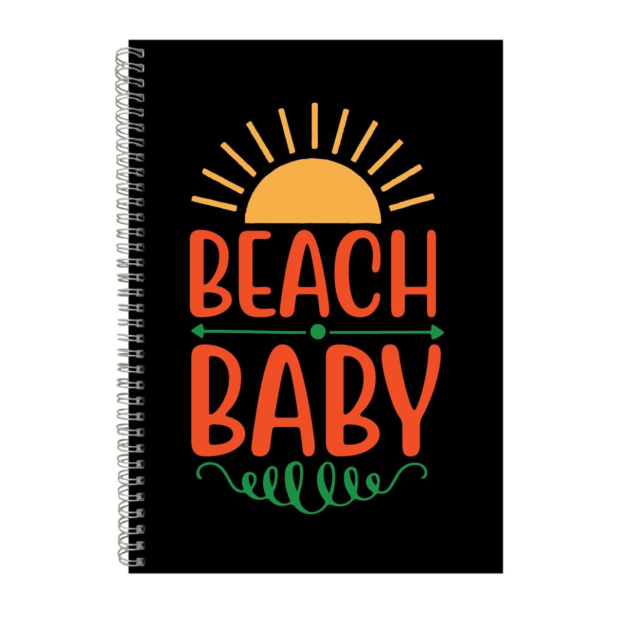 Beach Baby Notebook Summer Gift Idea A4 Notepad 150 | Shop Today. Get ...