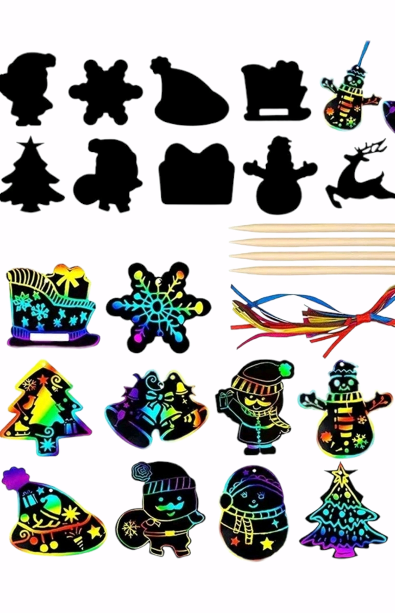 DIY Kids Christmas Scratch Painting Tags - Set of 12 | Shop Today. Get ...