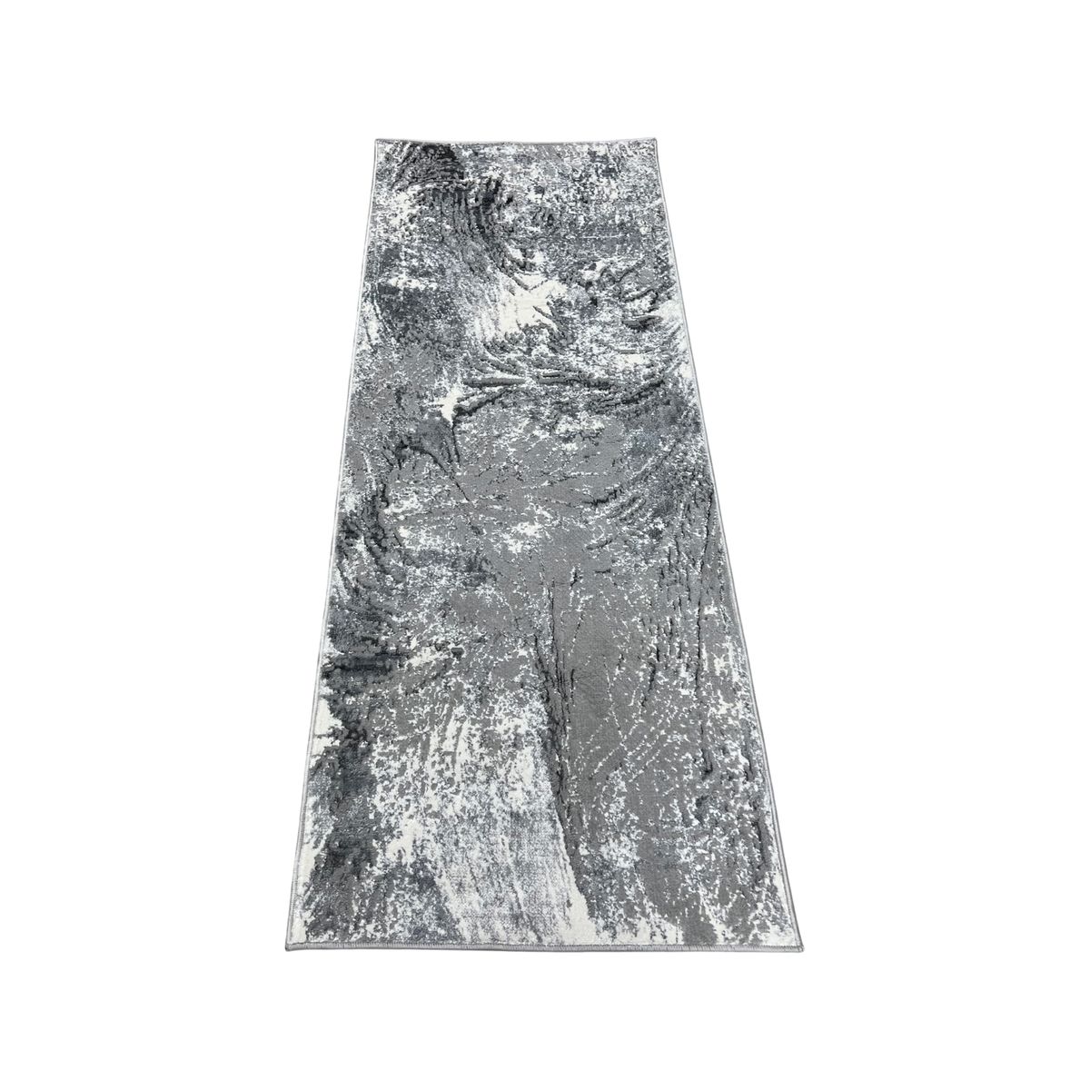 Abstract Design Grey Rug-Runner - 200 x 80cm | Shop Today. Get it ...