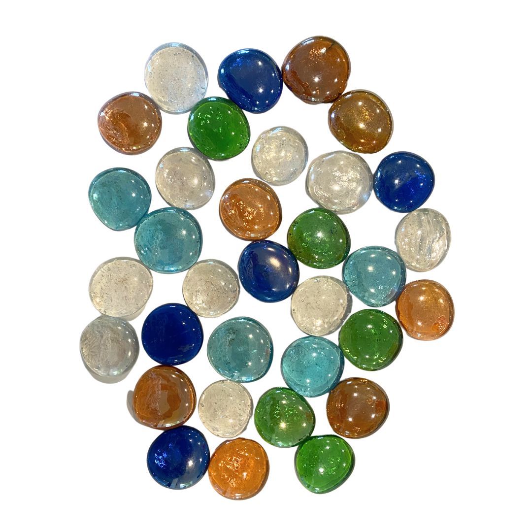 Large Glass Pebbles for Crafting (30mm) | Shop Today. Get it Tomorrow ...