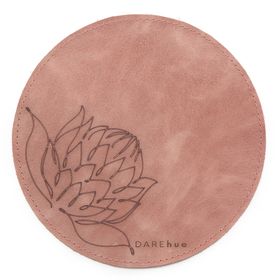 DAREhue - Protea Genuine Leather Mouse Pad - 20 cm | Shop Today. Get it ...