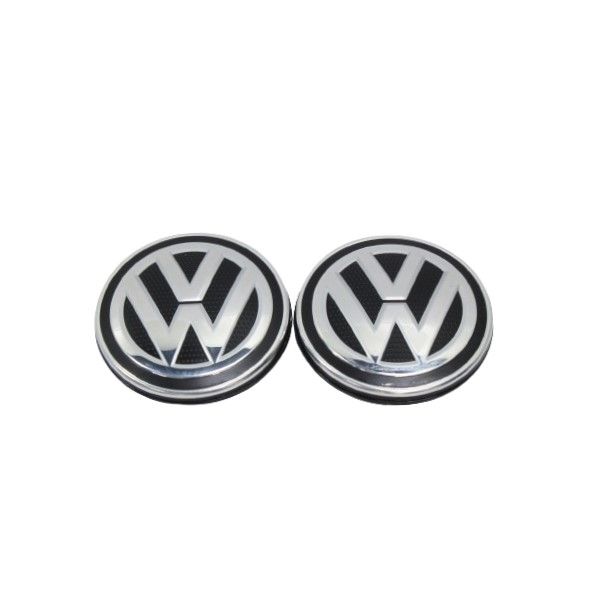 55mm Mag Wheel Hub Centre Cap - Dot Design - Set of 2, Fits VW (Non-OEM ...