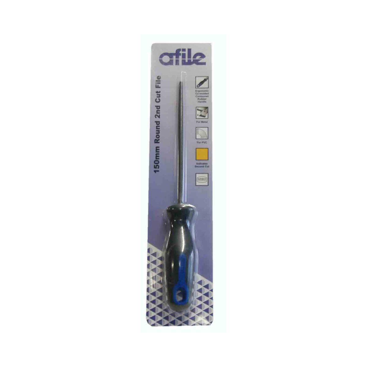Afile - Round 2nd Cut File - Handled - 150mm - 2 Pack | Shop Today. Get ...