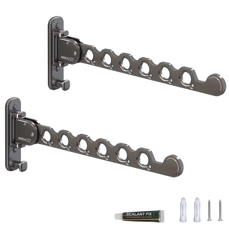 MIkaco Wall-Mounted Folding Clothes Drying Hanger Rack | Shop Today. Get it Tomorrow! | takealot.com