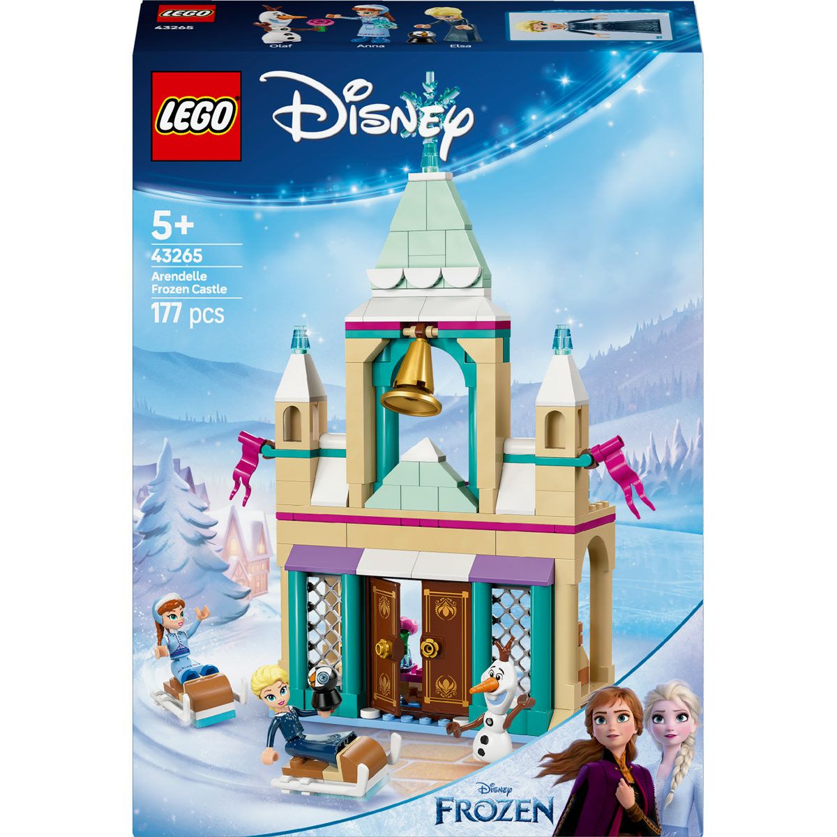 LEGO® Disney Frozen Arendelle Frozen Castle Building Playset 43265 ...