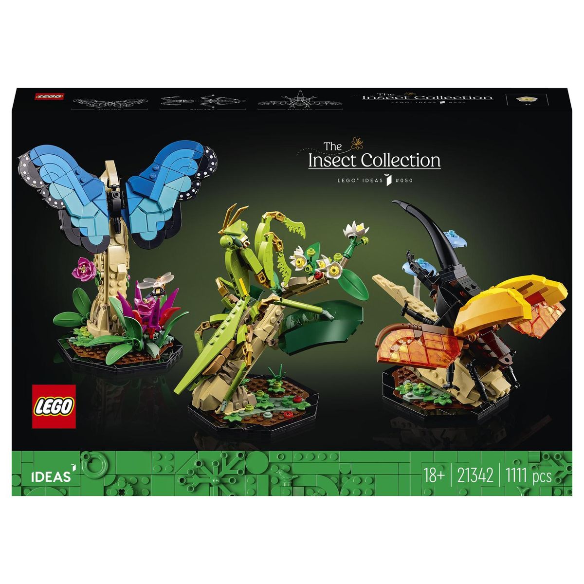 LEGO® Ideas The Insect Collection 21342 Building Toy Set - 1,111 Pieces ...