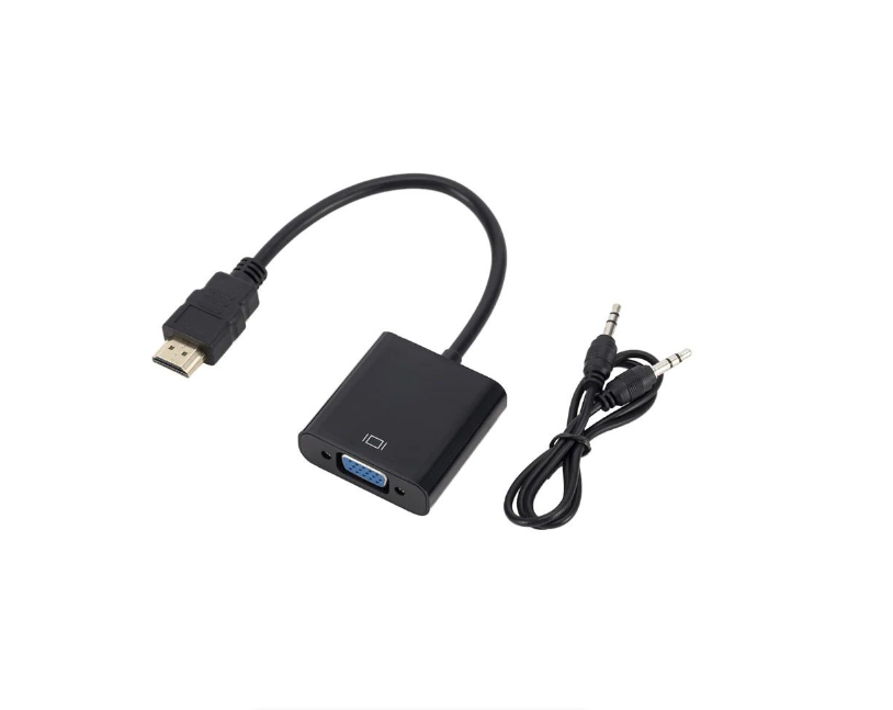 HDTV Male to VGA Female Video Adapter Cable with Audio Cable MLX1 ...