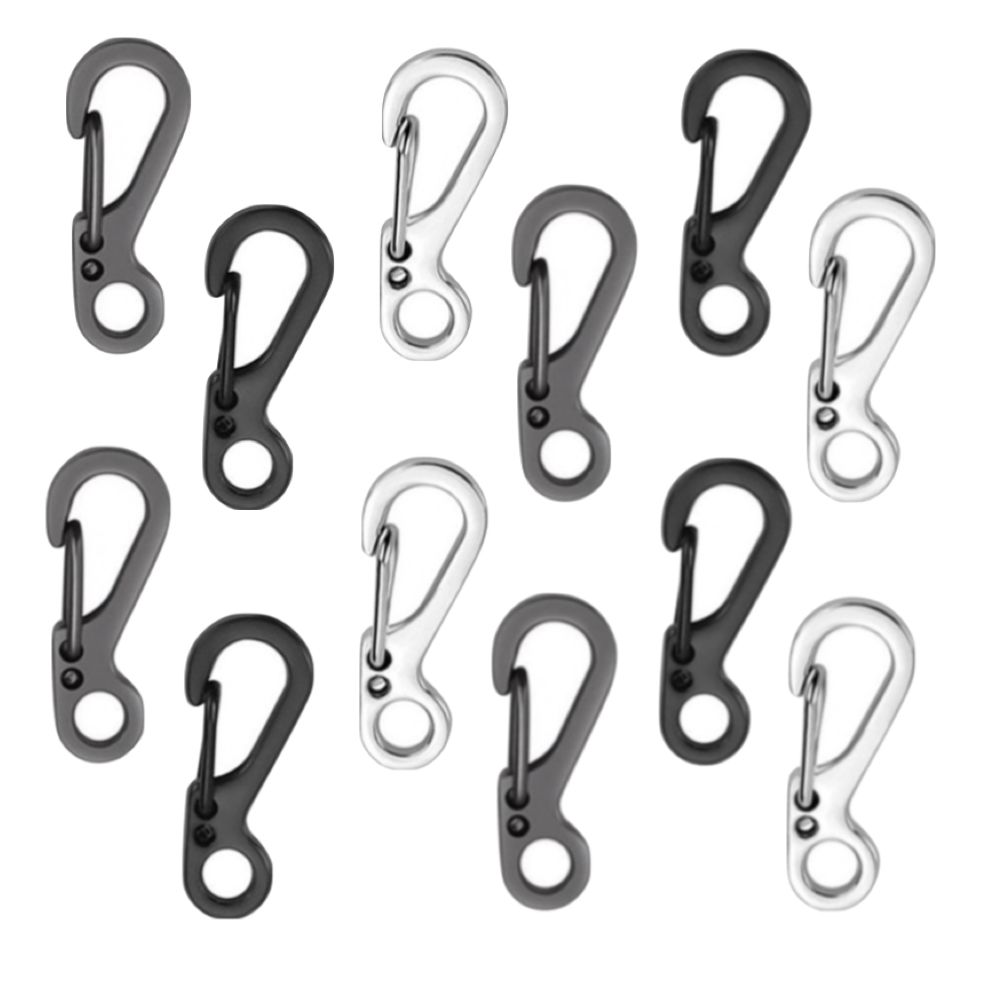Camping Heavy Duty Carabiner Keyring Set of 12 Jumbo Pack | Shop Today ...