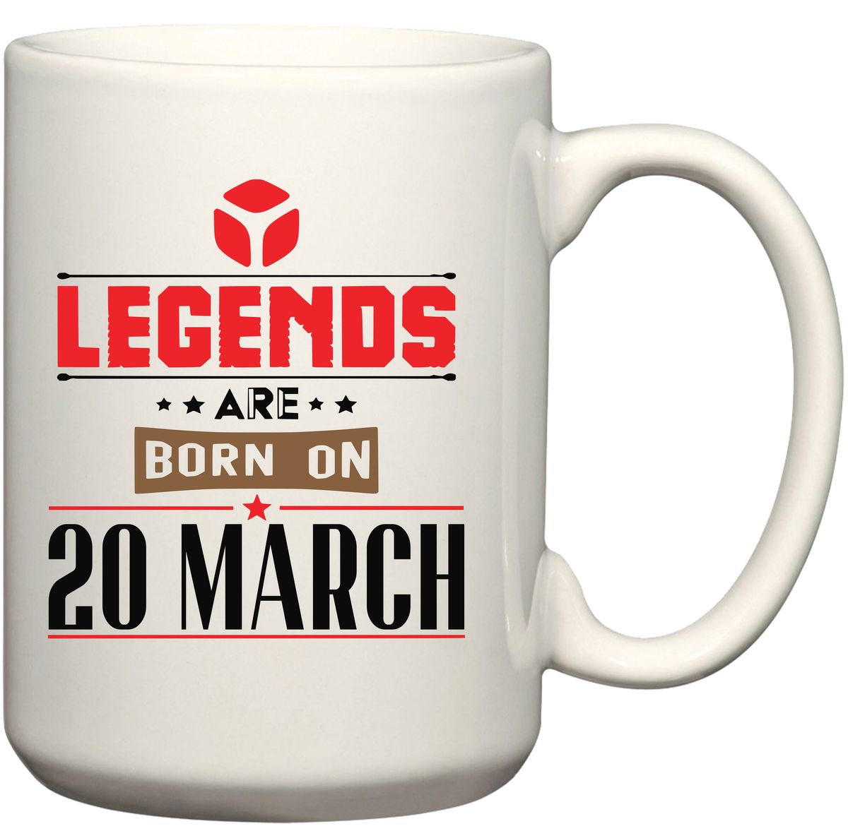 Legends Are Born On 20 March Birthday Coffee Mug | Shop Today. Get it ...
