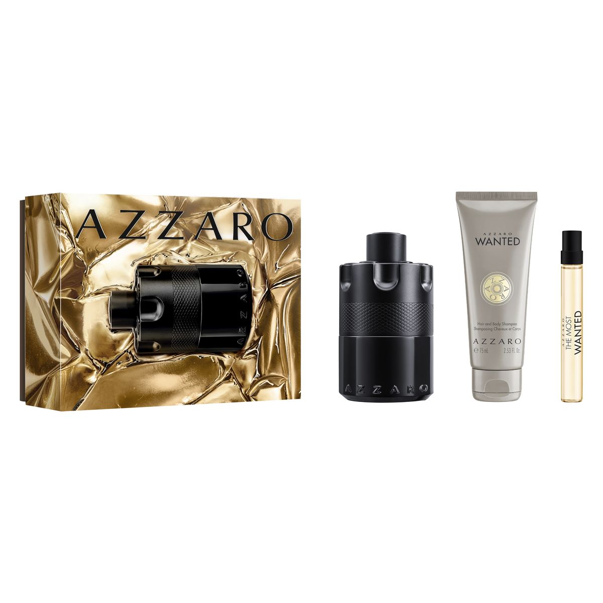 Azzaro The Most Wanted EDP Intense, Long Lasting Fragrance, Gift Set ...