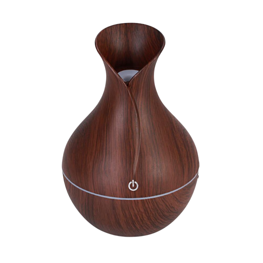 Ultrasonic Mini Wood Grain Aroma Humidifier With LED Color Change -AS-2 ...