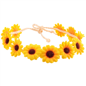 Autumn Sunflower Crown Bridal Tiara Holiday Hair with Sunflower Hair ...