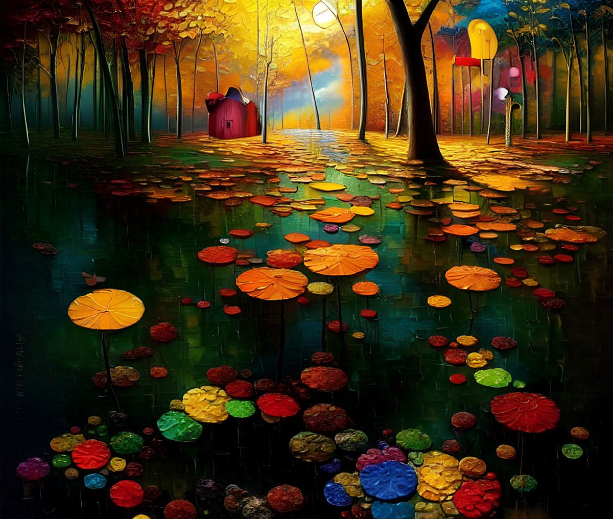 Canvas Wall Art - Fall Leaves Artwork | Shop Today. Get it Tomorrow ...