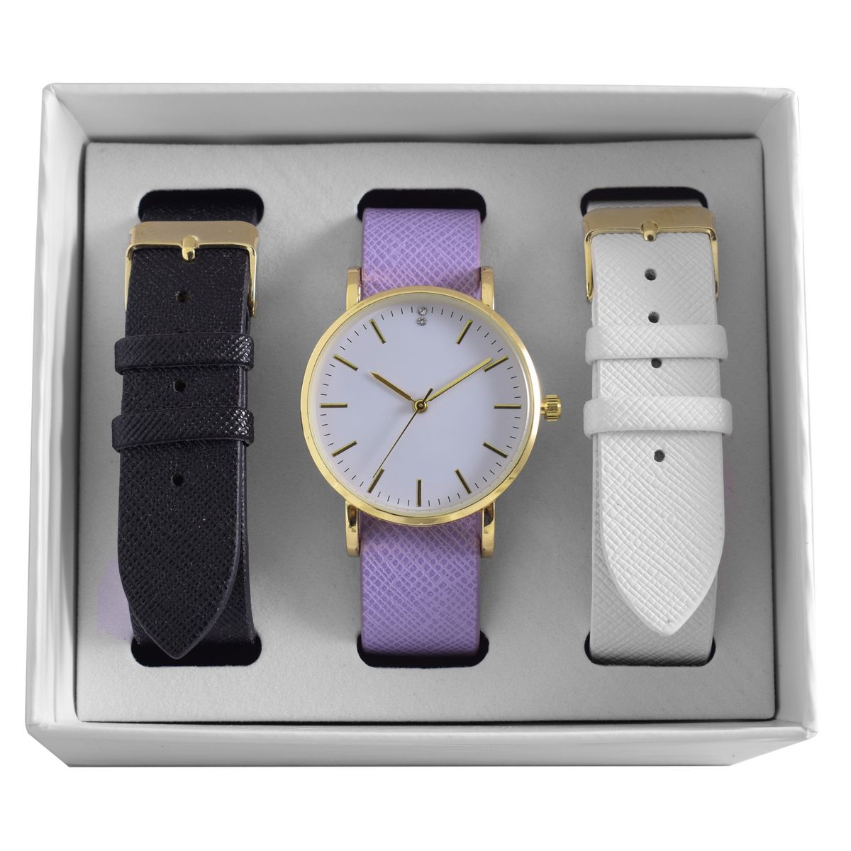 Digitime Trinity Interchangeable Strap Set - Gold | Shop Today. Get it ...