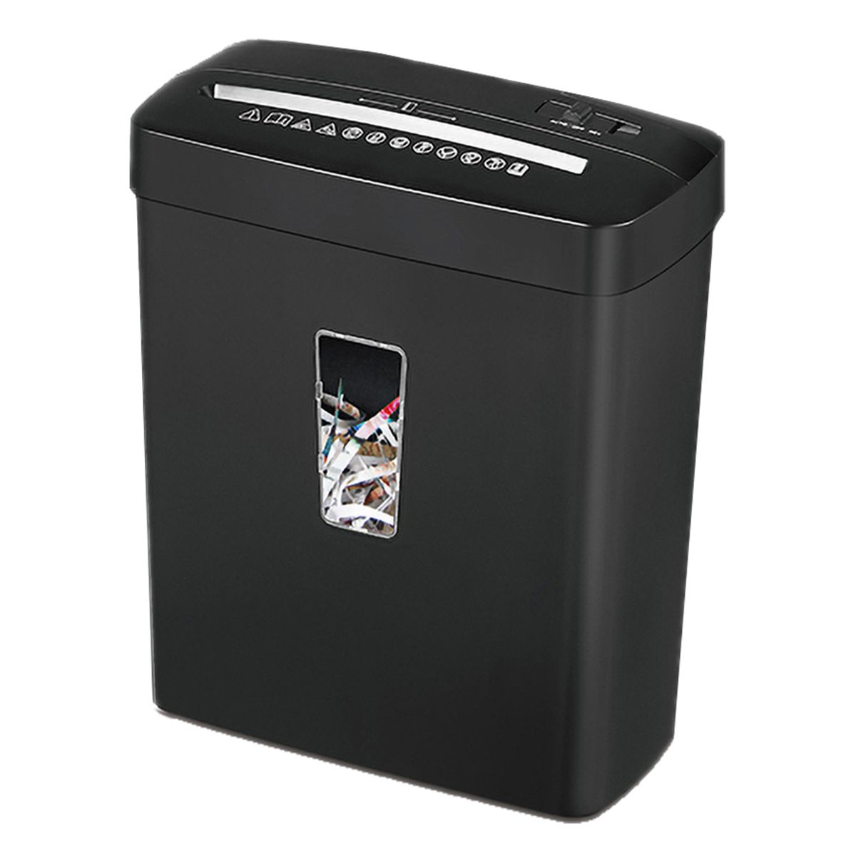 Paper Shredder P-4 High Security Level 6 Sheets Cross Cutwith 13L Bin ...