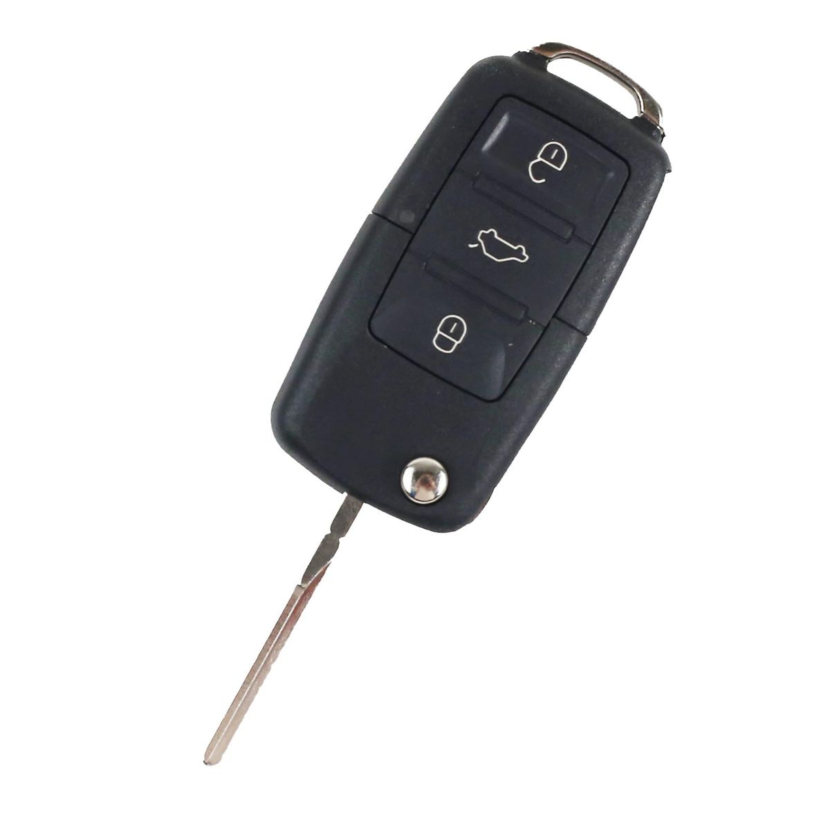 Compatible Volkswagen, VW Complete Remote Key 3 Button, HU66 Blade ...