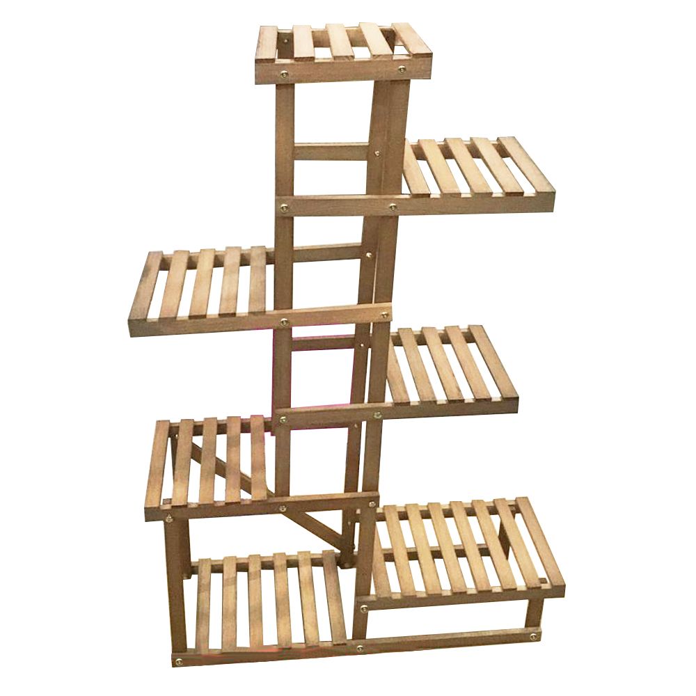 Garden 7 Tier Wooden Plant Flower Stand Rack Succulents 111cm | Shop ...