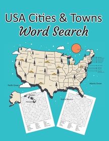USA Cities & Towns Word Search: United States word find puzzles | Shop ...