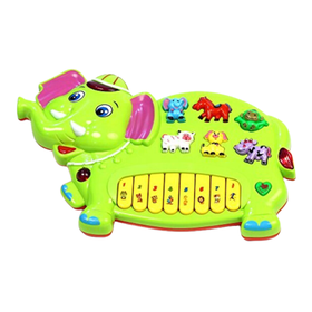 Musical Elephant Piano With 3 Modes Animal Sounds For Toddlers | Shop ...