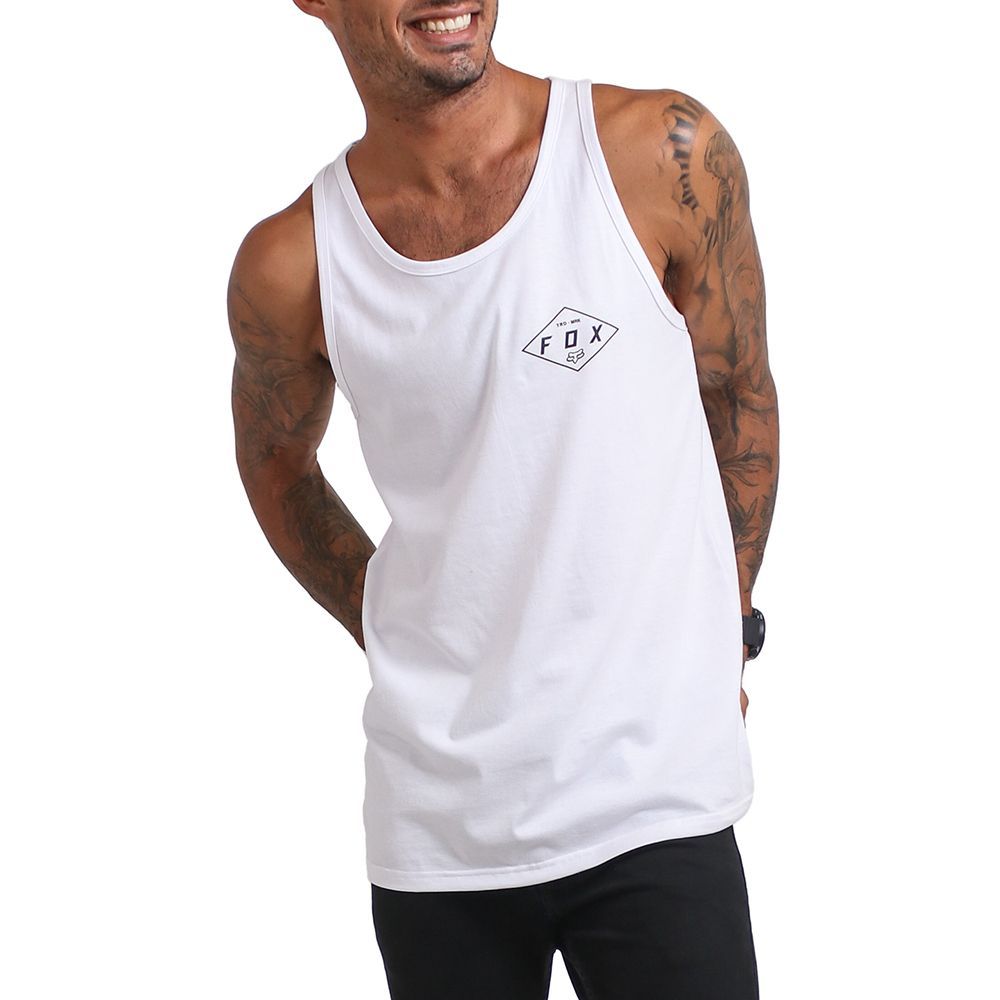 Fox - Men's - Headspace Tank - White | Shop Today. Get it Tomorrow ...